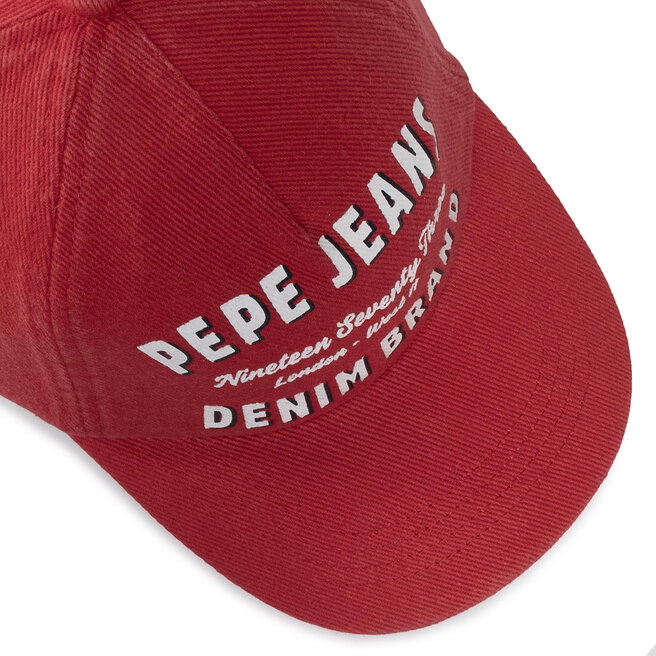 Czapka z daszkiem Pepe Jeans Twill Cap PB040260 Flame 265 | eobuwie.com.pl