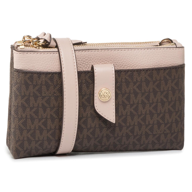 Torebka MICHAEL Michael Kors Mk Charm 32S0G00C7B Brązowy | eobuwie.com.pl