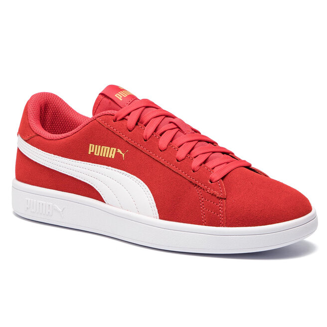Sneakersy Puma Smash V2 364989 22 High Risk Red/White/Gold | eobuwie.com.pl
