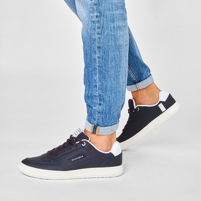 Sneakersy Tommy Hilfiger Essential Court Leather Sneaker FM0FM02669 ...