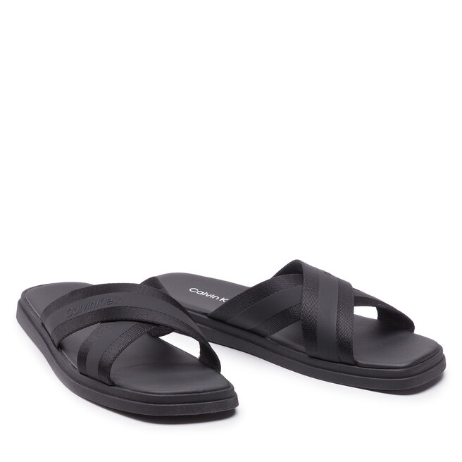 Chanclas Calvin Klein Webbing Cross Sandal Wb HM0HM00462 Ck Black BEH ...