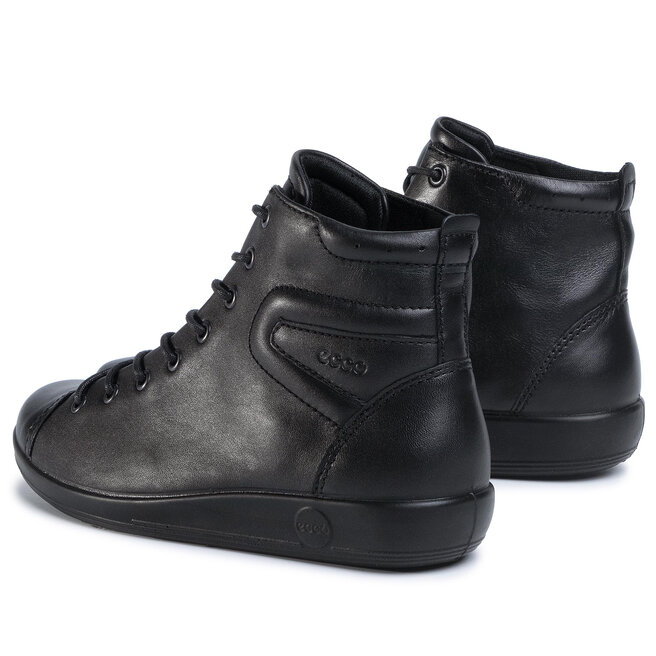 Botki ECCO Soft 2.0 20652356723 Czarny | eobuwie.com.pl