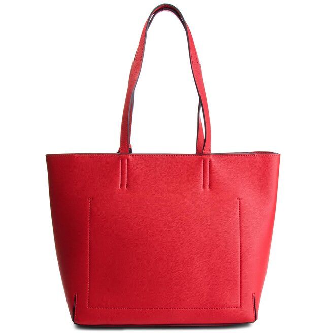 Torebka Calvin Klein Stitch Ew Shopper K60K604844 Czerwony | eobuwie.com.pl