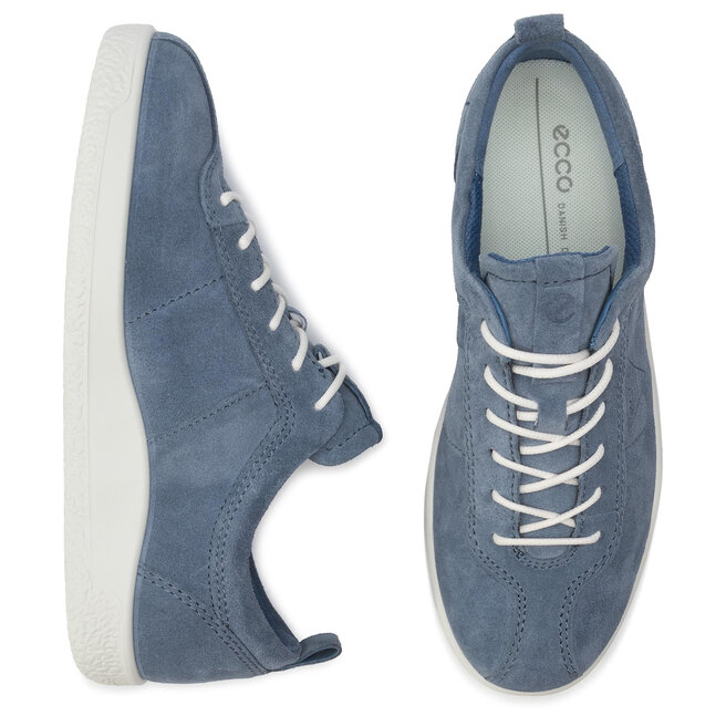 Sneakersy ECCO Soft 1 W 40050305471 Granatowy | eobuwie.com.pl