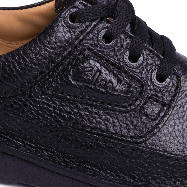 Półbuty Clarks Nature II 261420397 Czarny | eobuwie.com.pl