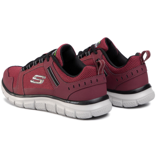 Sneakersy Skechers 232001 BUBK Bordowy | eobuwie.com.pl