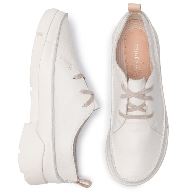 Halbschuhe Clarks Tri Clara 261385694 Weiß | eschuhe.de