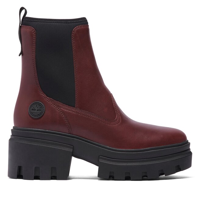 Stiefeletten Timberland Everleigh Boot Chelsea TB0A5YJ8C601 Burgundy ...