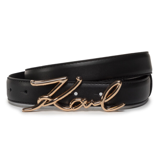 Pasek Damski KARL LAGERFELD 201W3198 Gold A780 | eobuwie.com.pl