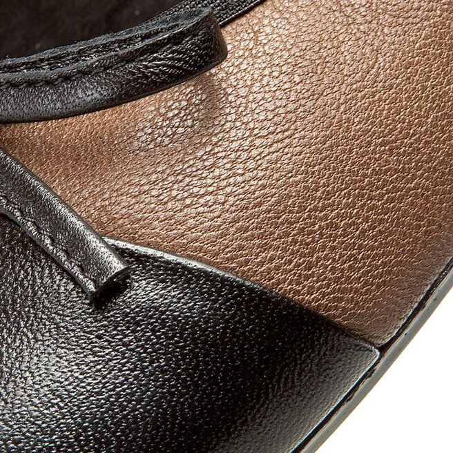 Baleríny But-s Y057-PF9-0A0 Camel/Czarny | eobuv.cz