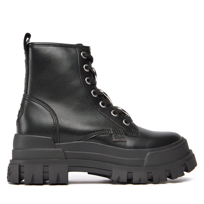 Schnürstiefeletten Buffalo Aspha Rld Heart 1622308 Black | eschuhe.de