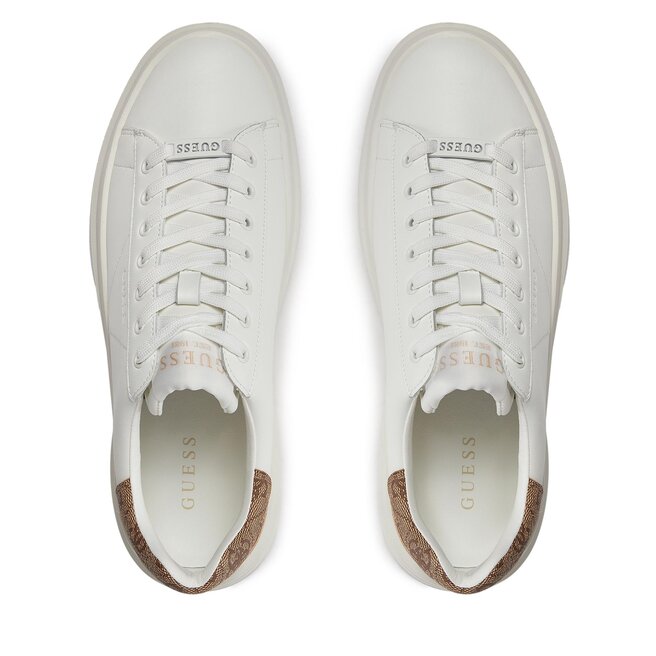Sneakers Guess Elba FMPVIB LEA12 Bianco | escarpe.it