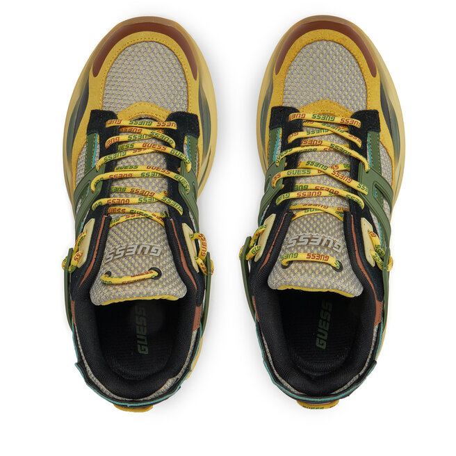 Sneakers Guess FMPBEL FAP12 Galben | epantofi.ro