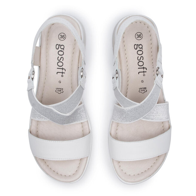 Sandalen Go Soft WI16-INES-01 White | eschuhe.de