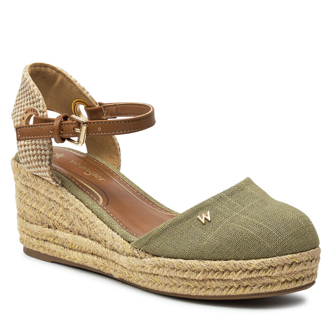 Alpargatas Wrangler Bela Women Semi Wedge 20241055 Verde | zapatos.es