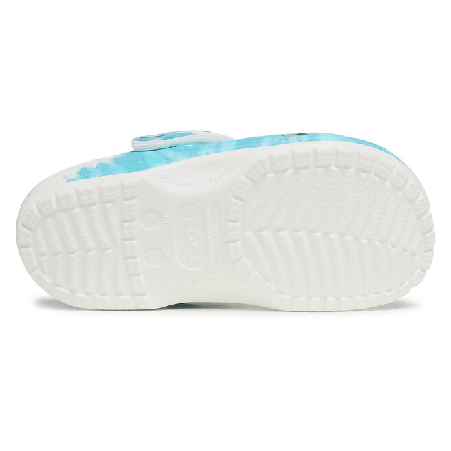 Şlapi Crocs Classic Tie Dye Graphic Clog 205453 Albastru | epantofi.ro