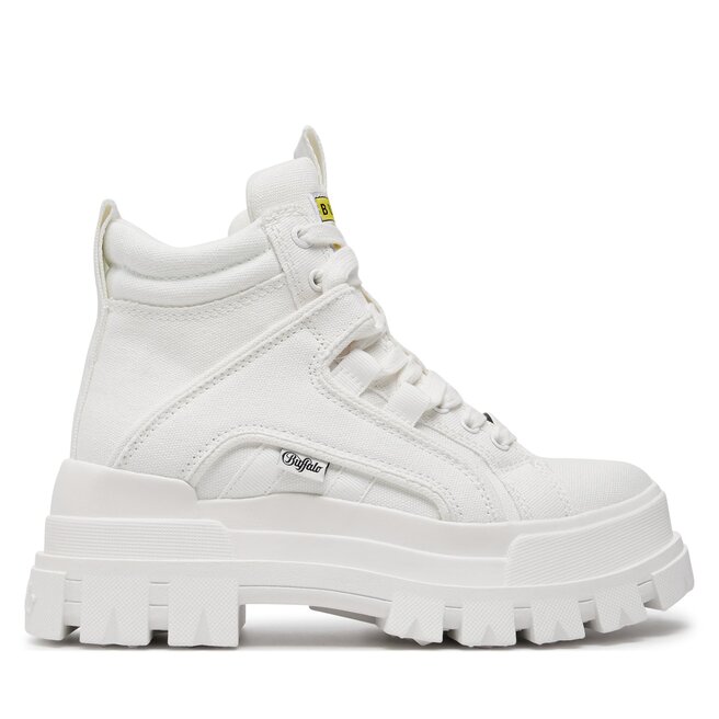 Trappers Buffalo Aspha NC Mid 1622233 White | epantofi.ro