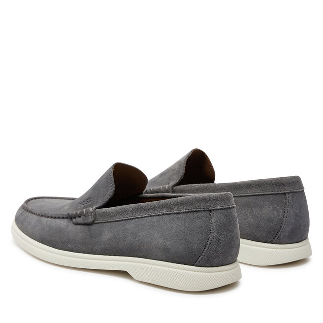 Półbuty Boss Sienne Loaf Sdvp N 50521403 Szary | eobuwie.com.pl