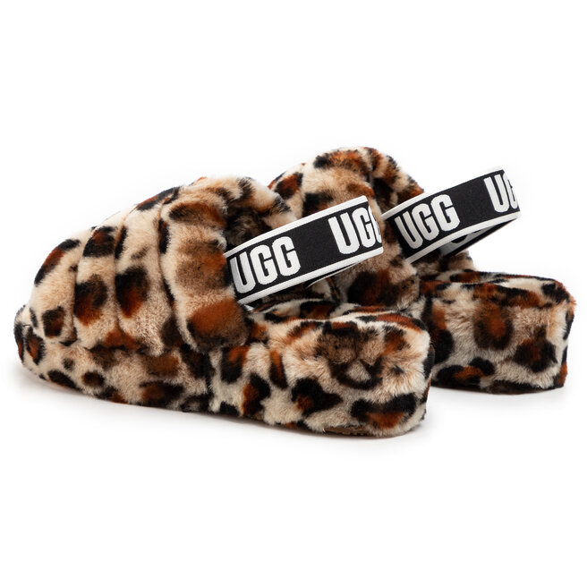 Hausschuhe Ugg W Fluff Yeah Slide Leopard 1106252 Amp | eschuhe.de