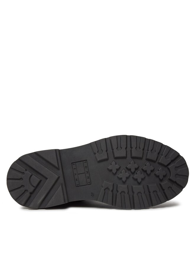 Botas Tommy Jeans Tjm Ruberized Lace Up Boot EM0EM01276 Negro | zapatos.es