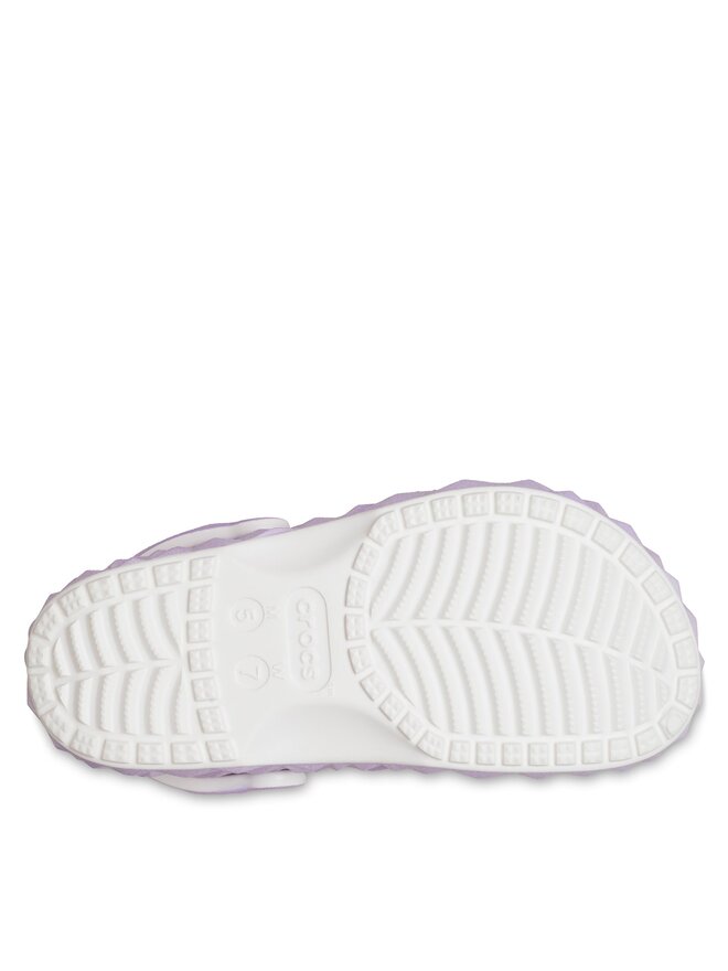Παντόφλες Crocs Classic Iridescent Geo Clog 209841 Μωβ | epapoutsia.gr