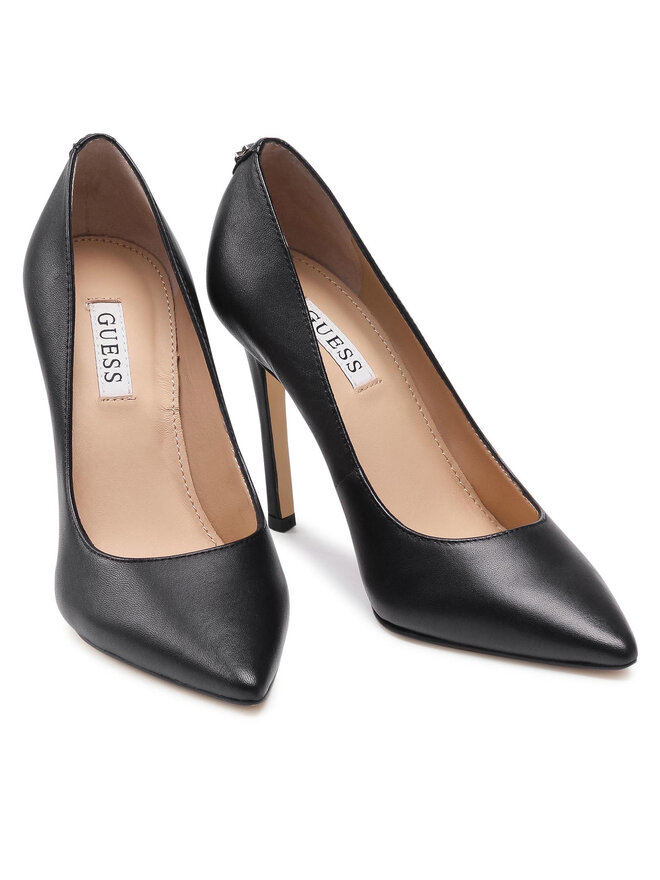 High Heels Guess Gavi 9 FL7GA9 LEA08 Schwarz | eschuhe.de
