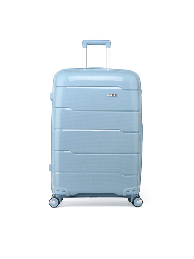 Valiză medie Semi Line T5751-2 Albastru | epantofi.ro