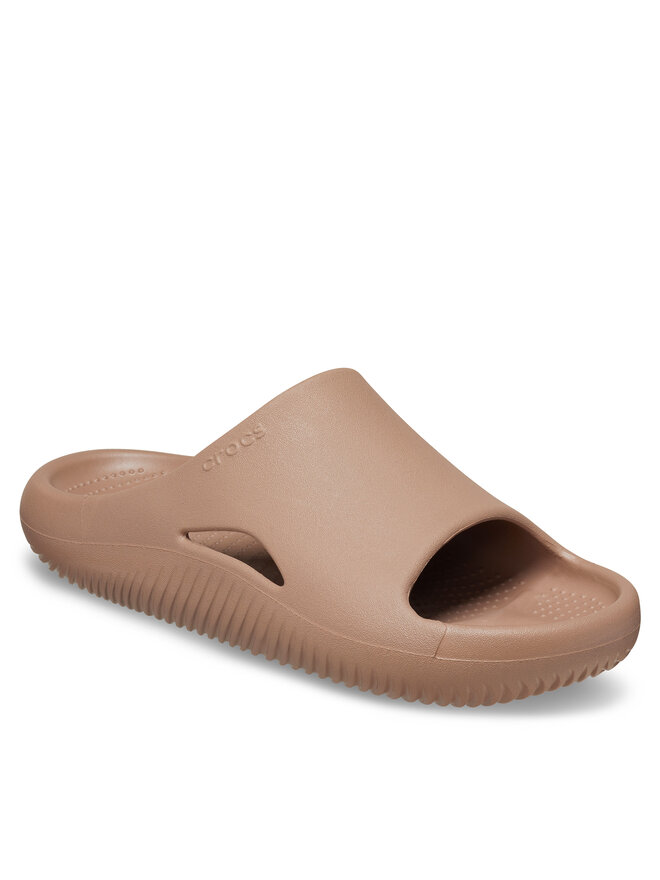 Klapki Crocs Mellow Recovery Slide 208392 Brązowy | eobuwie.com.pl