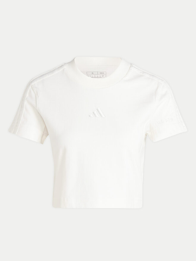 adidas T-Shirt ALL SZN 3-Stripes IW1133 Weiß Slim Fit | eschuhe.de