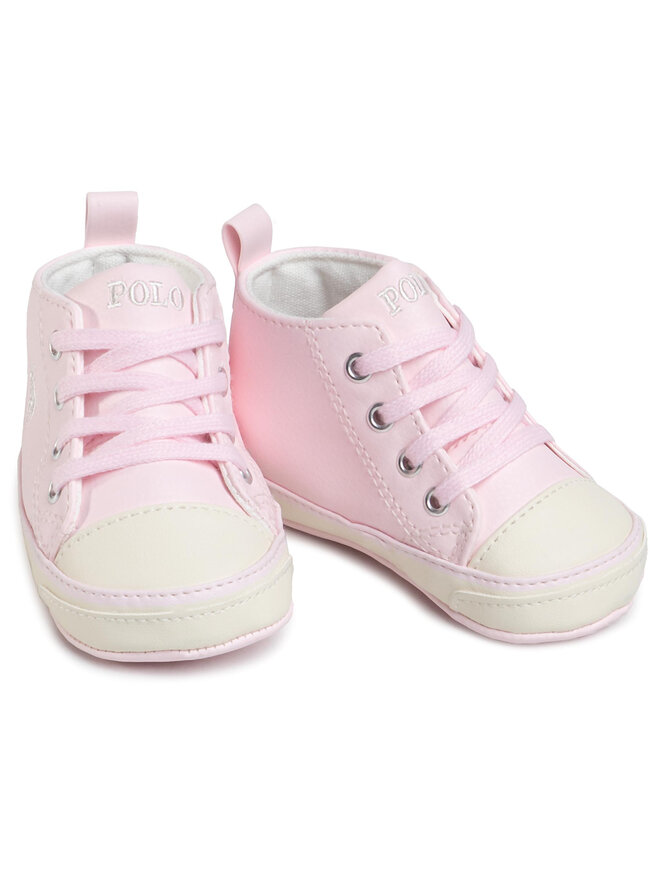 Zapatillas Polo Ralph Lauren Hamptyn Hi RL100531 Rosa | zapatos.es