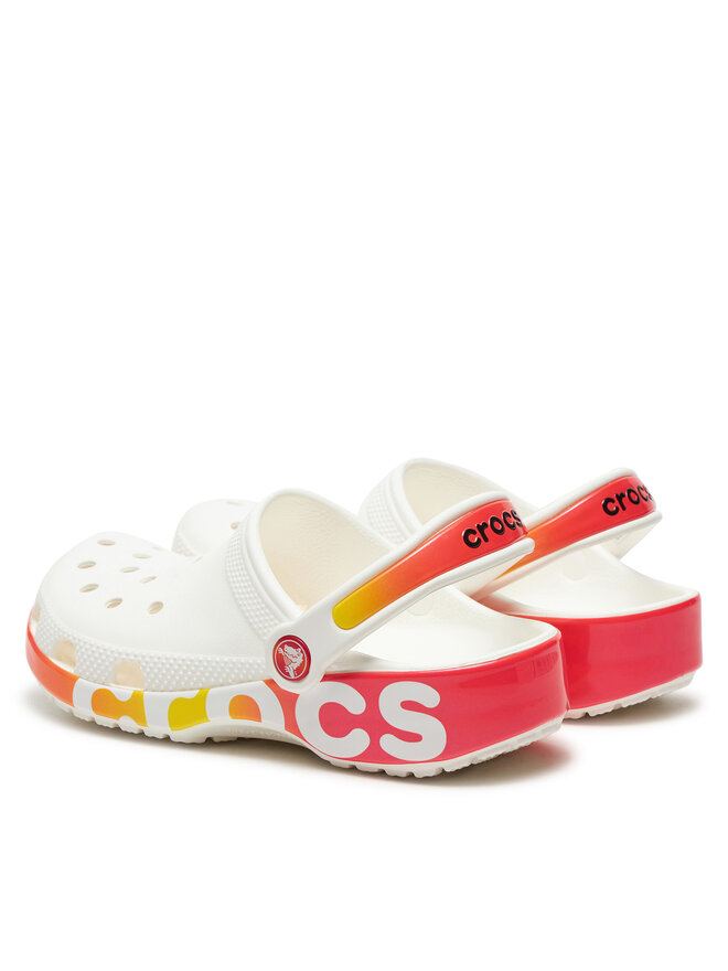 Şlapi Crocs Classic Reflector Clog K 210714 Alb | epantofi.ro