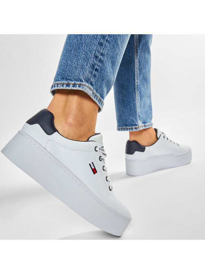 Tommy Hilfiger Sneaker Damen Weiß Sale