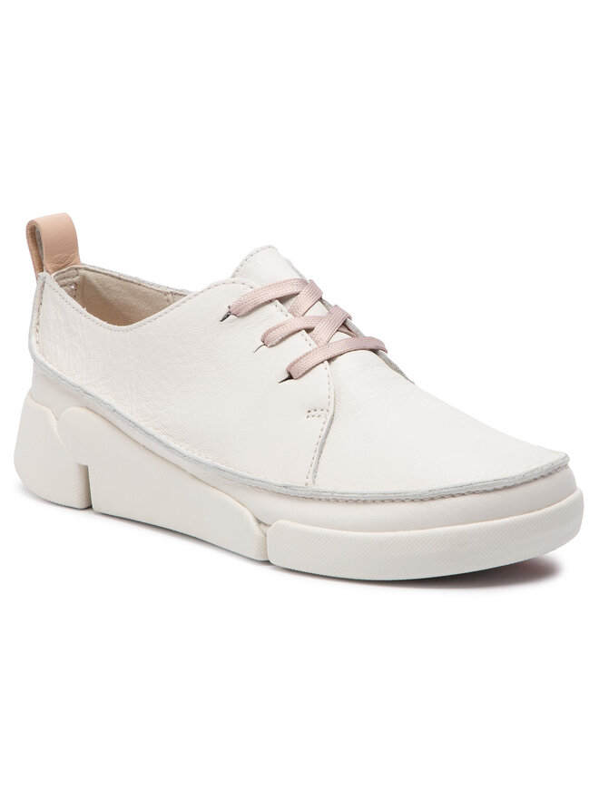 Halbschuhe Clarks Tri Clara 261385694 Weiß | eschuhe.de