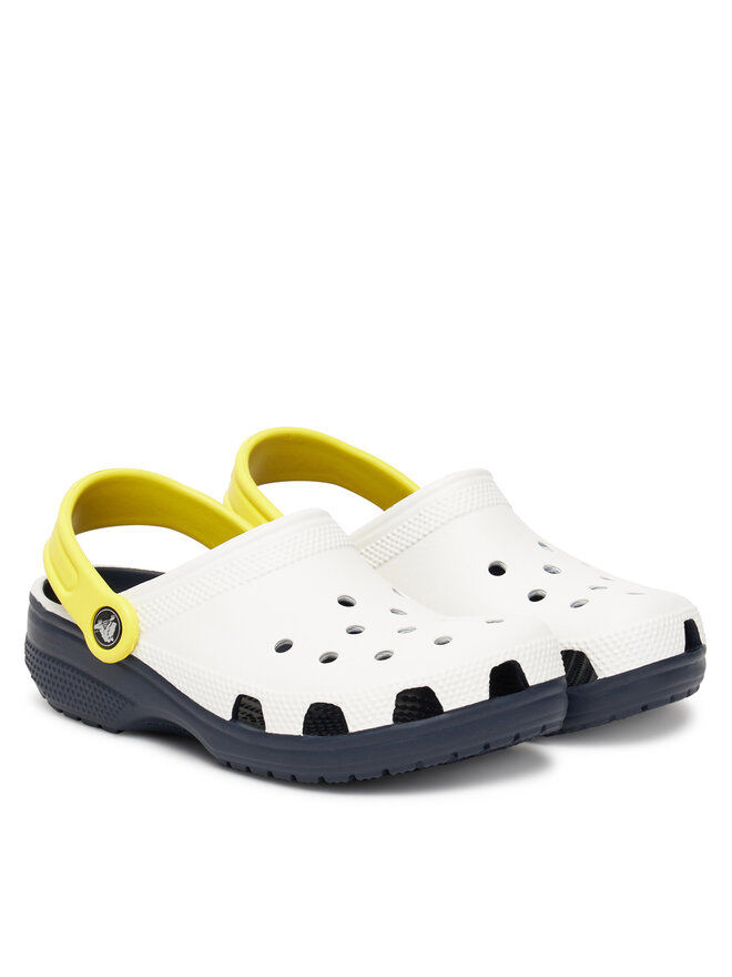 Παντόφλες Crocs Retro Sport Classics Clog 211258 Λευκό | epapoutsia.gr