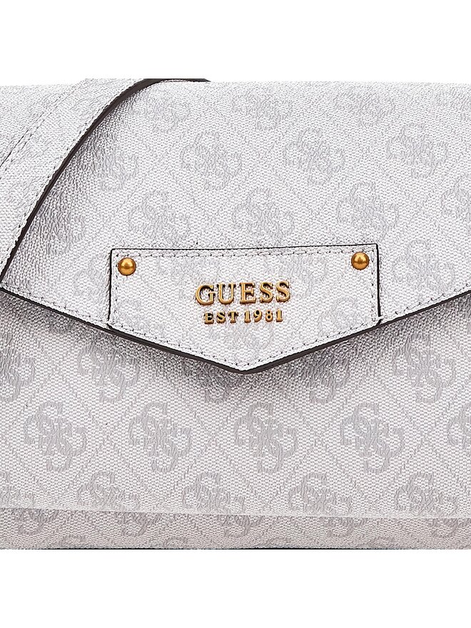 Τσάντα Guess Eco Brenton (ESB) HWESB8 39019 Εκρού | epapoutsia.gr