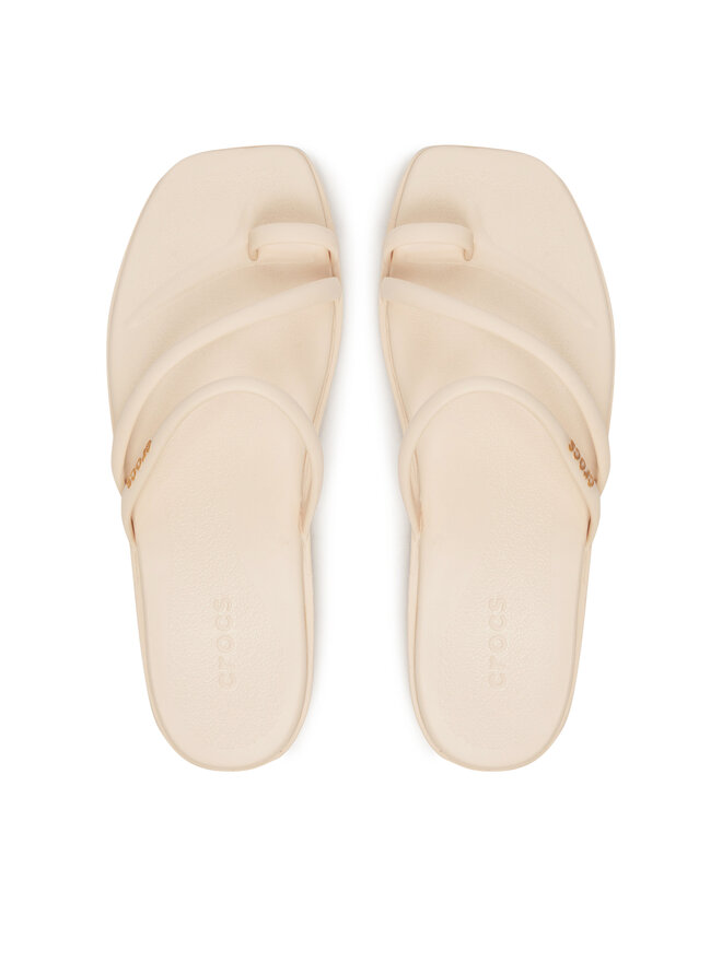 Flip flop Crocs Miami Toe Loop 209862 Bej | epantofi.ro