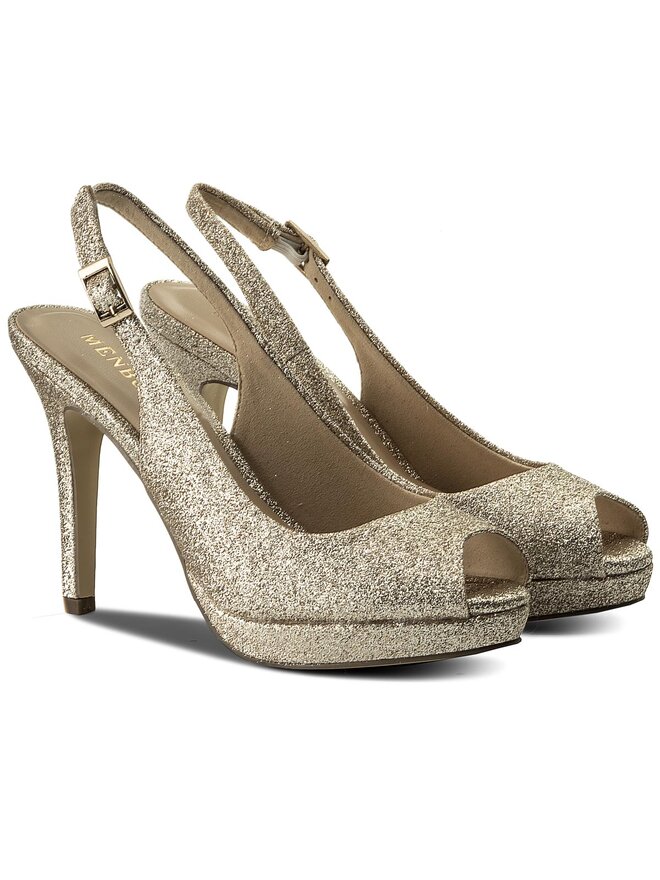 Sandalen Menbur 09270 Goldfarben | eschuhe.de