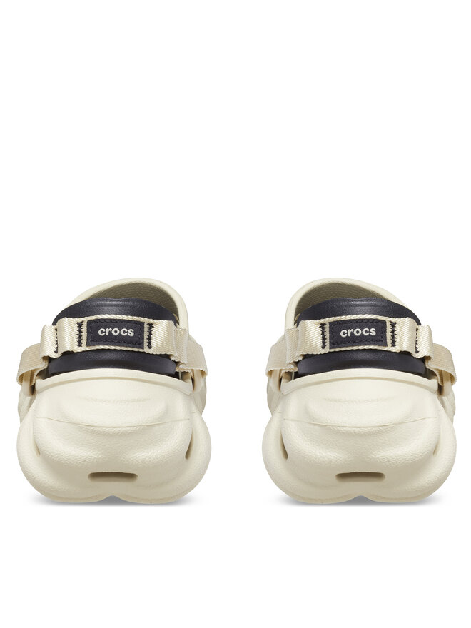 Klapki Crocs Echo Clog 207937 Beżowy | eobuwie.com.pl
