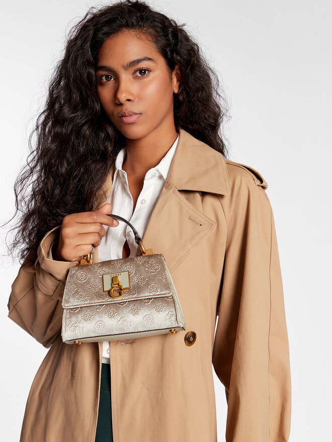 Handtasche Guess Stephi (EB) Mini Bags HWEB78 75770 Grau | eschuhe.de