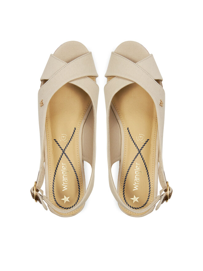 Sandály Wrangler Raval Marina Women Semi Wedge 20241058 Béžová | eobuv.cz