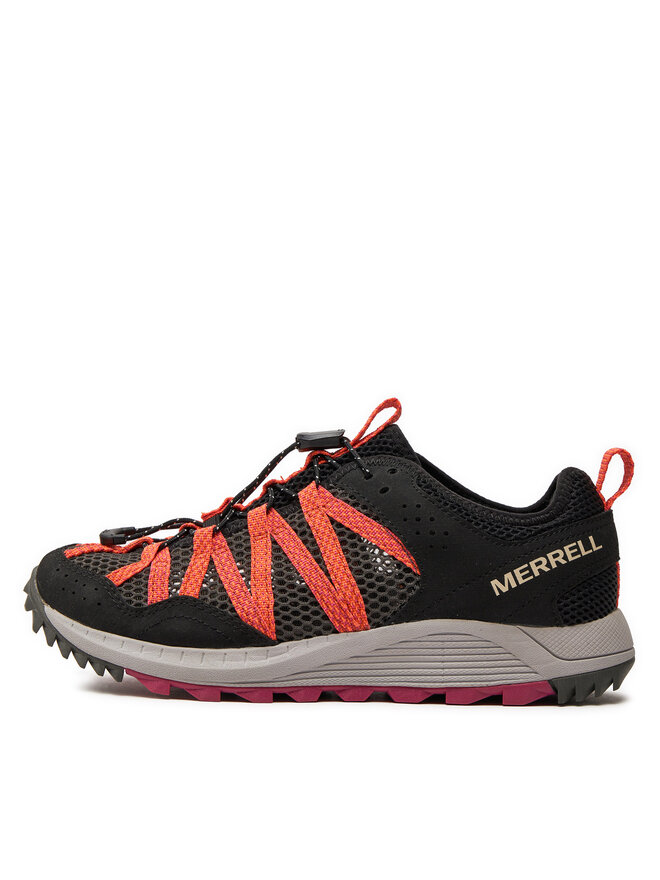 Trekkingschuhe Merrell Wildwood Aerosport J067730 Schwarz | eschuhe.de