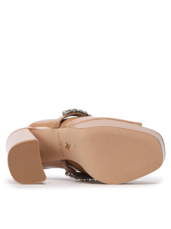 Şlapi Kurt Geiger Duke Platform Peep Toe 9559248309 Maro | epantofi.ro