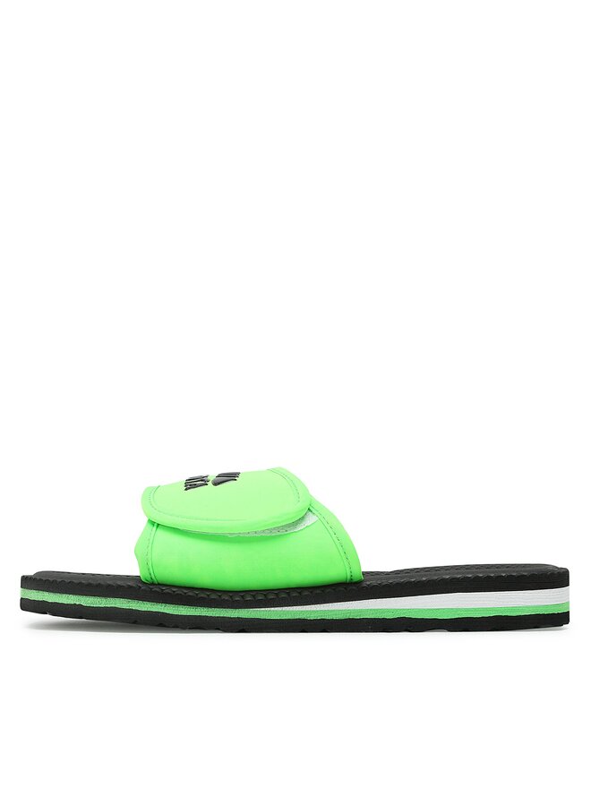 Pantoletten Kubota Rzep KKRZ-SS23-05-16 Grün | eschuhe.de