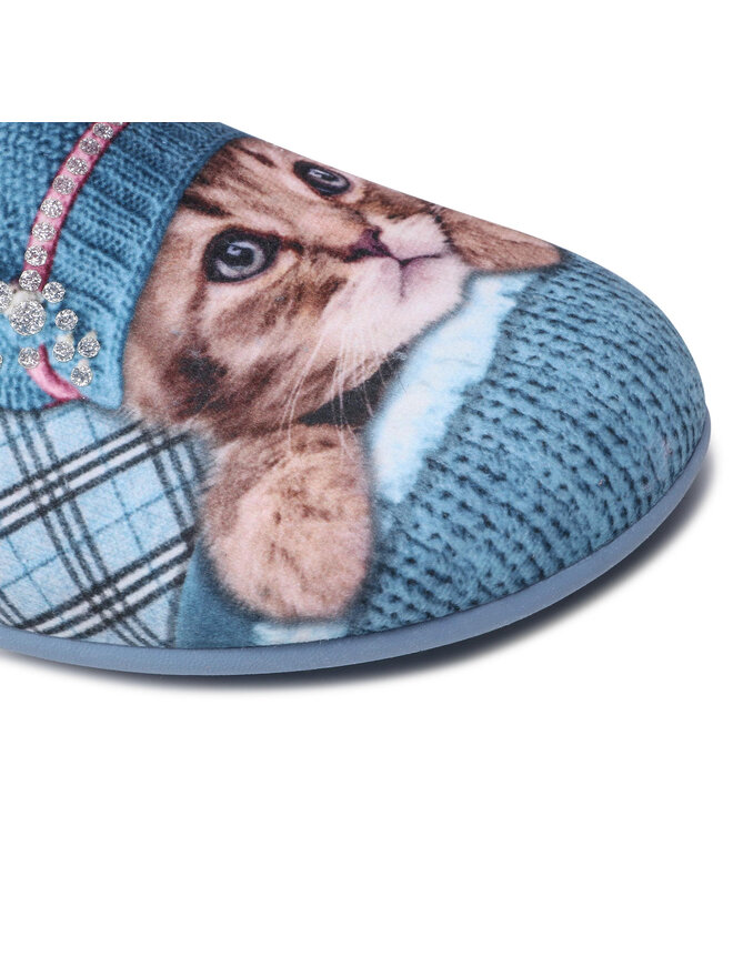 Kapcie Sanital-Flex Z25663 Azul Niebieski | eobuwie.com.pl