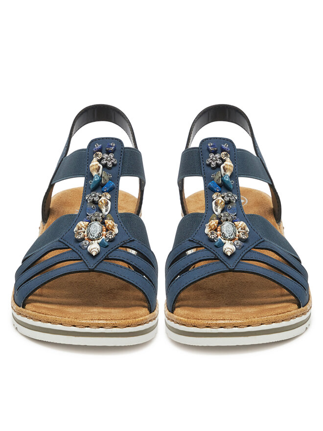 Sandale Rieker V0649-14 Bleumarin | epantofi.ro