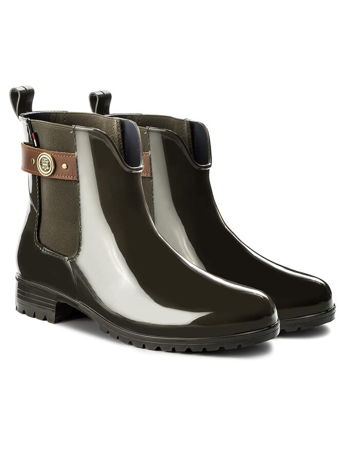 Botas de agua Tommy Hilfiger Oxley 13R FW0FW01294 Verde | zapatos.es