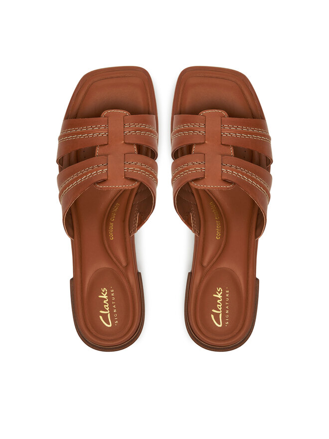 Pantoletten Clarks Ariany Mule 26181239 Braun | eschuhe.de