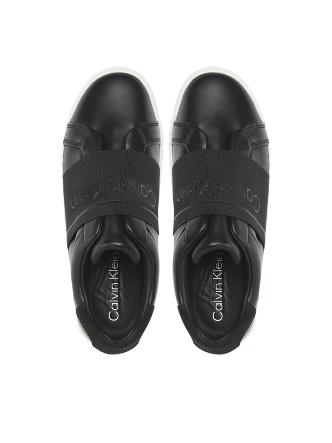 Sneakers Calvin Klein Clean Cupsole Slip On HW0HW01416 Schwarz | eschuhe.de