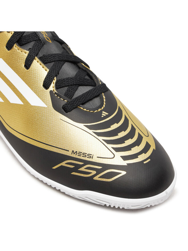 Zapatos de fútbol adidas F50 Club In J Messi IG9326 Oro | zapatos.es