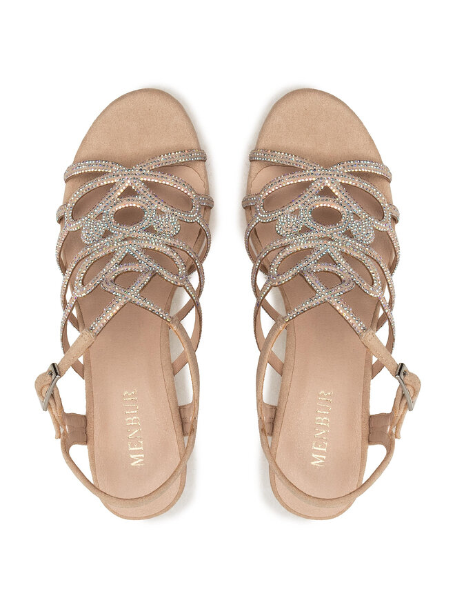 Sandalen Menbur 21728 Beige | eschuhe.de